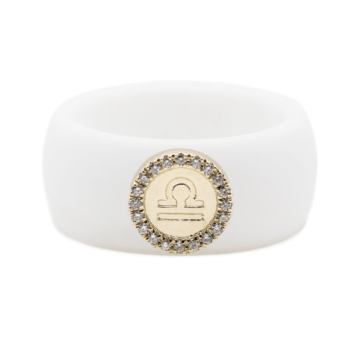 Libra Zodiac Silicone Ring – Casual Carats